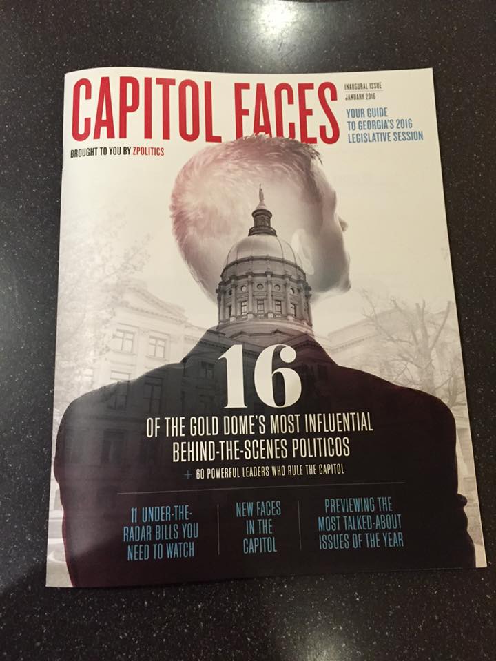 ZPolitics Magazine 'Capitol Faces' Publishes Foundation Article on Ga ...